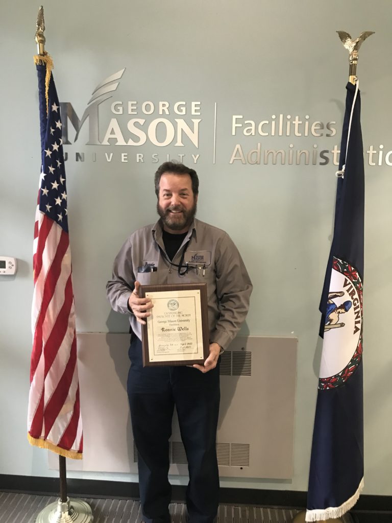 April 2022 Facilities Employee of the Month – Ronnie Wells – Facilities