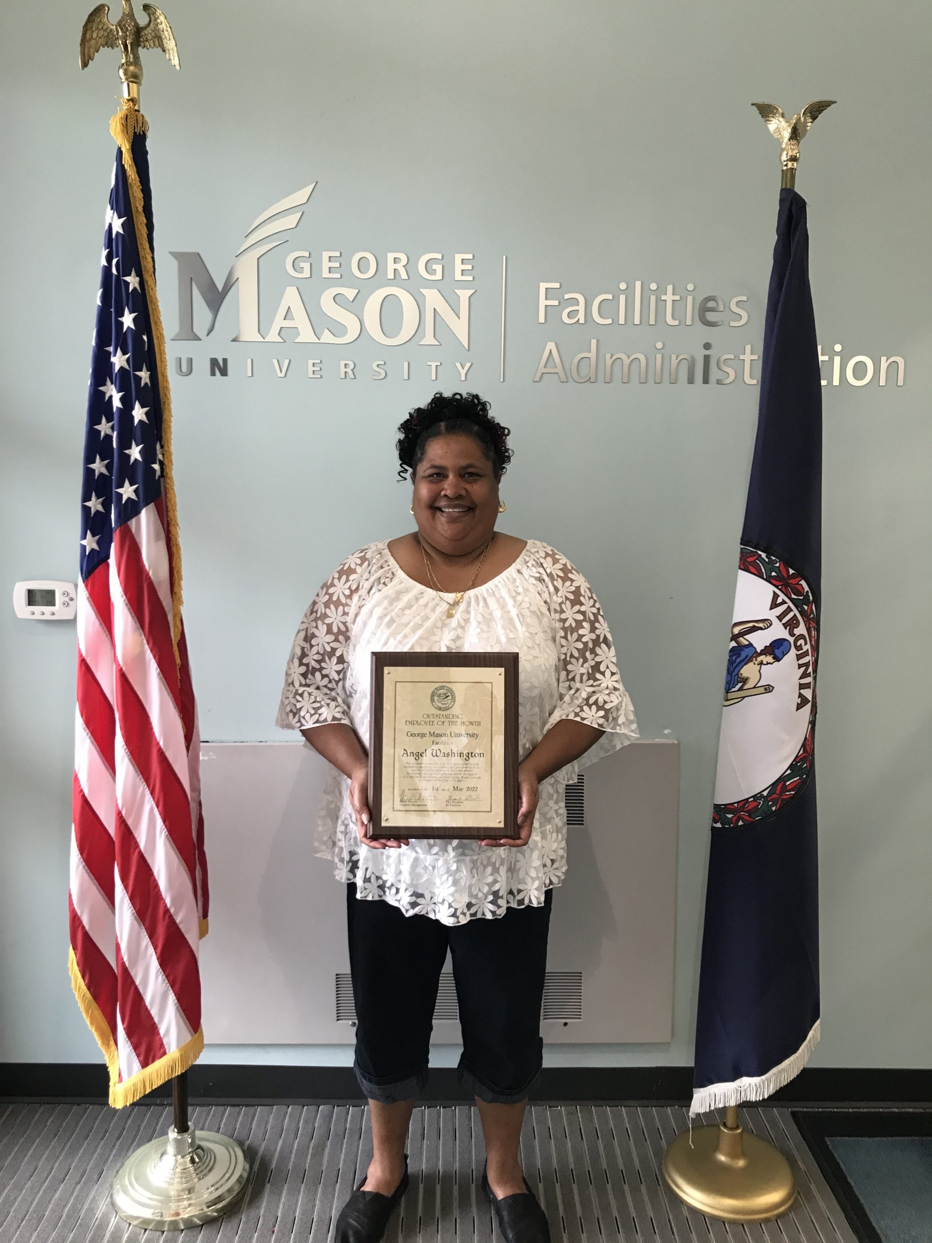 May 2022 Facilities Employee of the Month – Angel Washington – Facilities