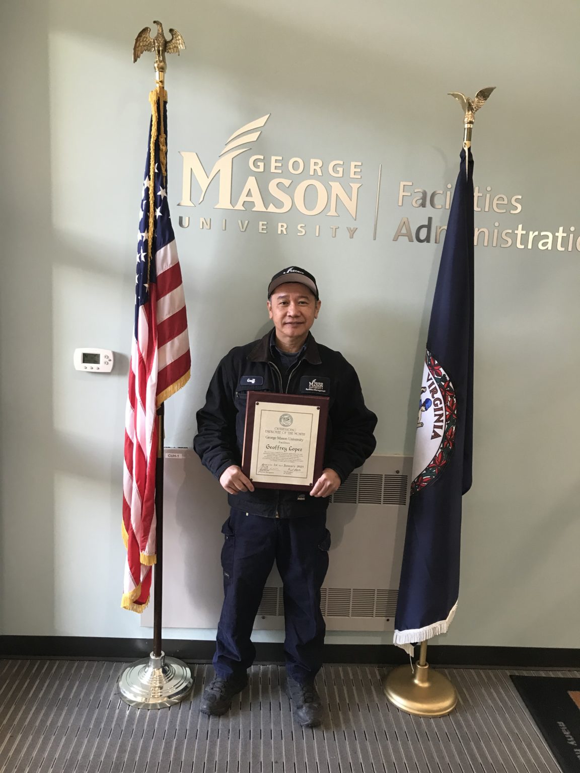 January 2023 Facilities Employee of the Month – Geoffrey Lopez – Facilities
