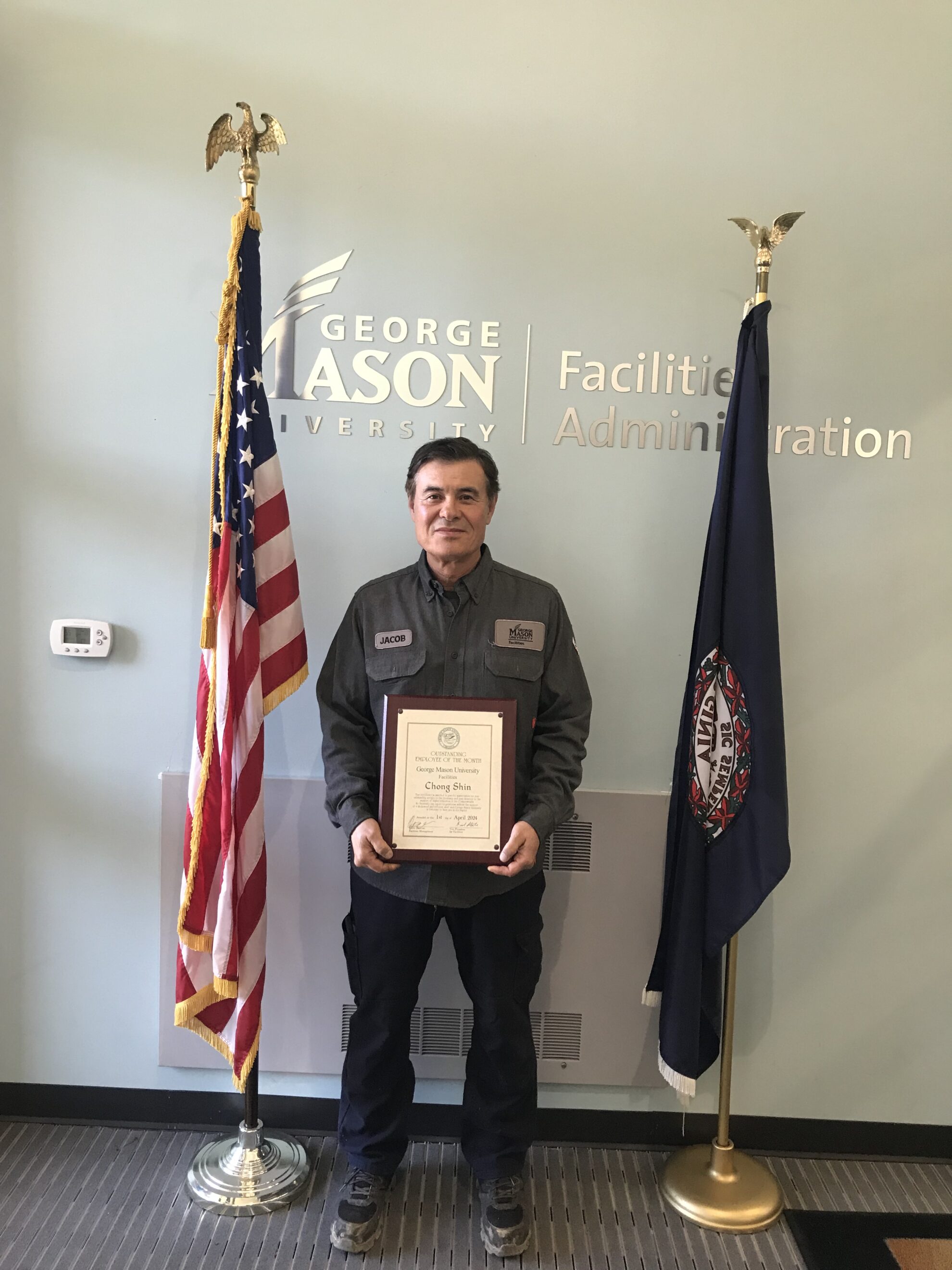 April 2024 Facilities Employee of the Month – Chong (Jacob) Shin ...