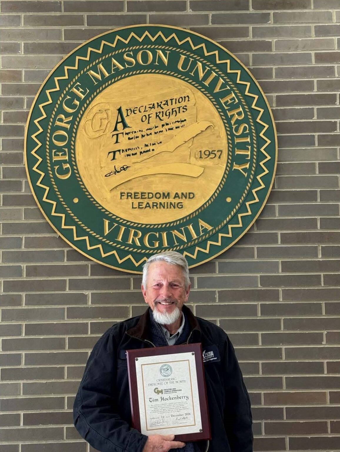 December 2024 Facilities Employee of the Month – Tim Hockenberry ...