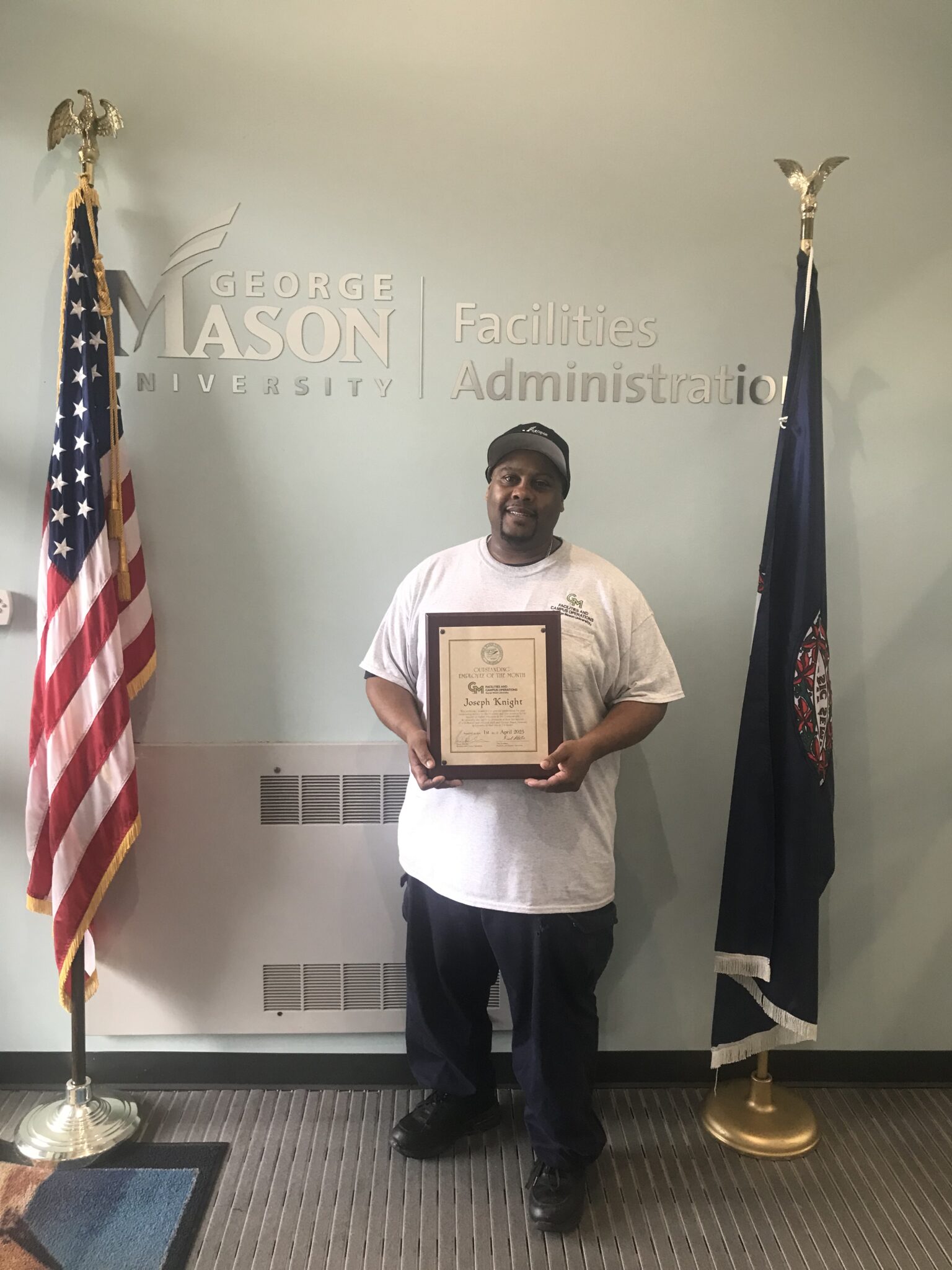 April 2025 Facilities Employee of the Month – Joseph Knight – Facilities