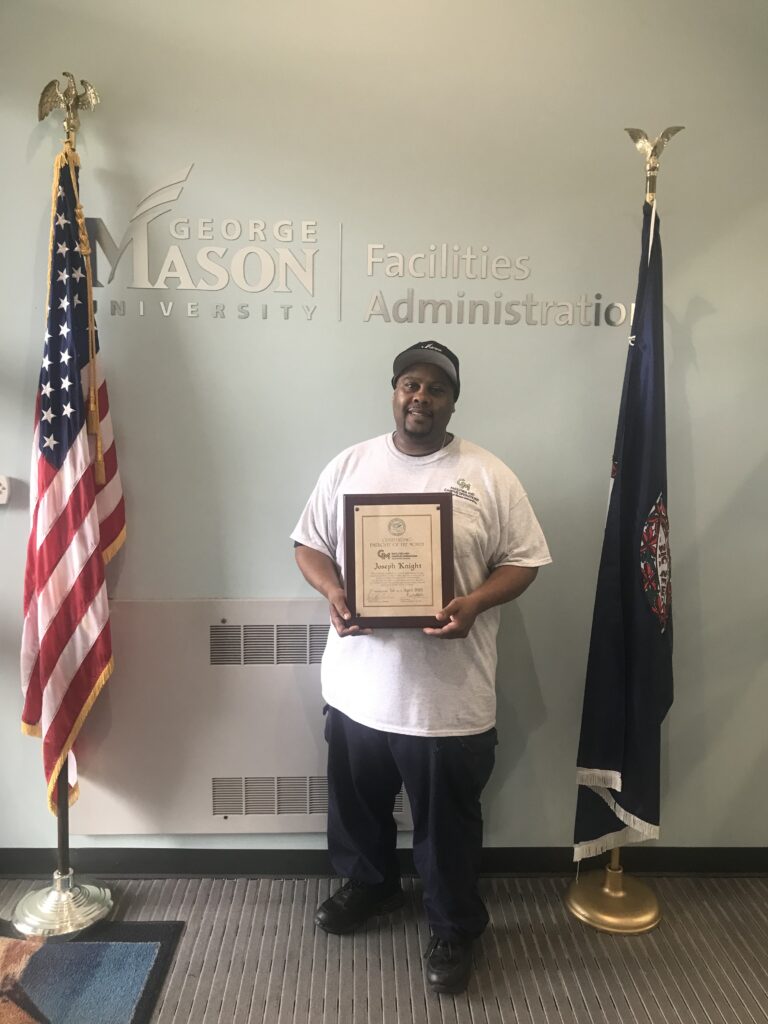 April 2025 Facilities Employee of the Month – Joseph Knight – Facilities